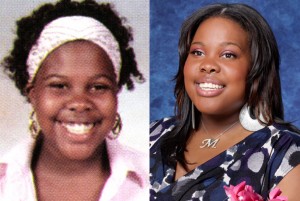 Amber Riley in High School in 2002, and Amber Riley Playing a High ...