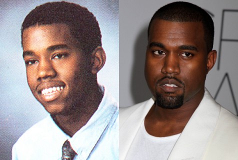 Kanye West at Polaris High School in 1995 and Kanye West in 2011 – Snakkle