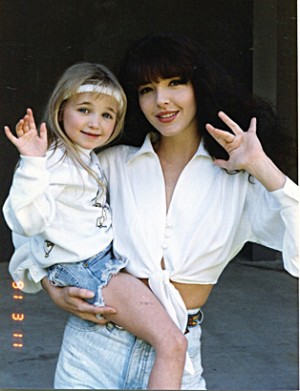 Ivyann Schwan and Amy Yasbeck Wave to the Camera on the Set of Problem ...